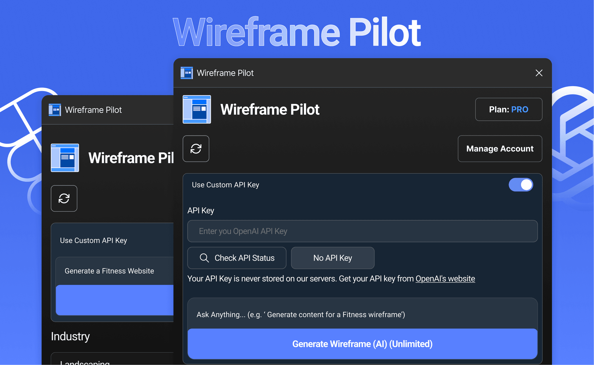 Wireframe Pilot - AI-Powered Wireframe Generator for Figma